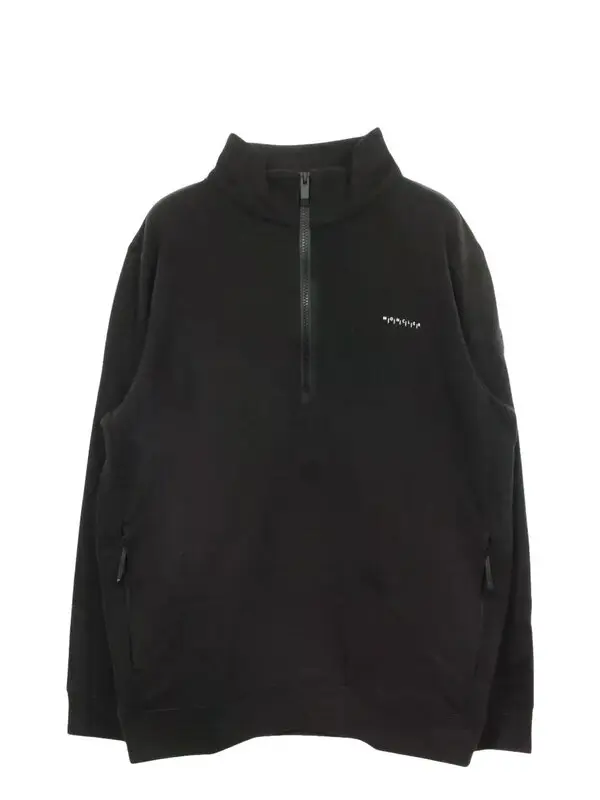 Moncler 2010s Half-zip High-neck Sweatshirt - Black