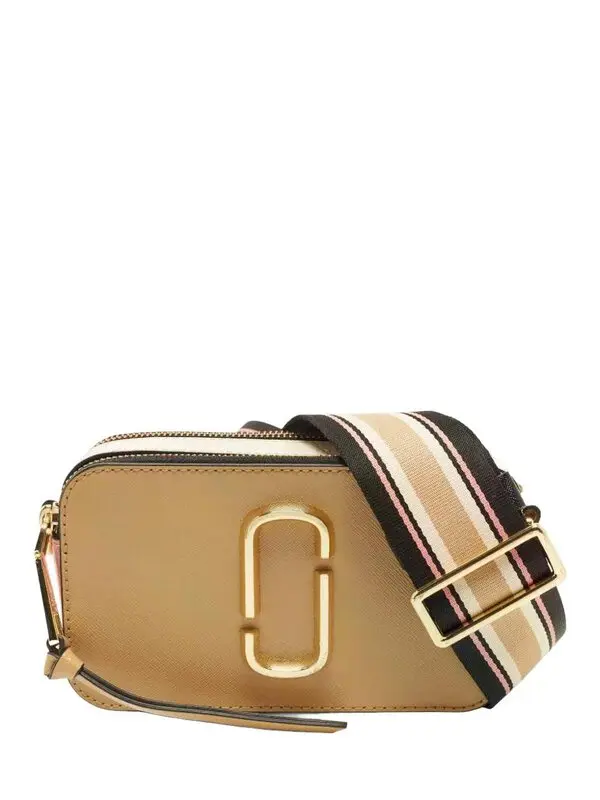 Marc Jacobs Snapshot Leather Crossbody Bag - Neutrals