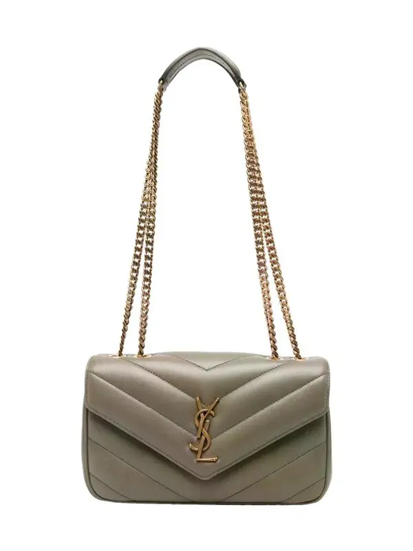 Saint Laurent Small Loulou Shoulder Bag - Green