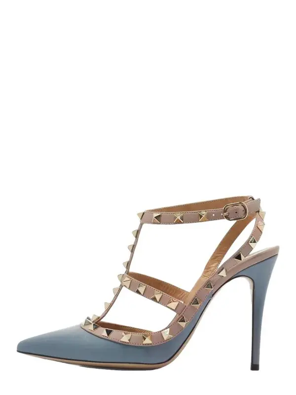 Valentino Garavani Rockstud Caged Pumps - Blue