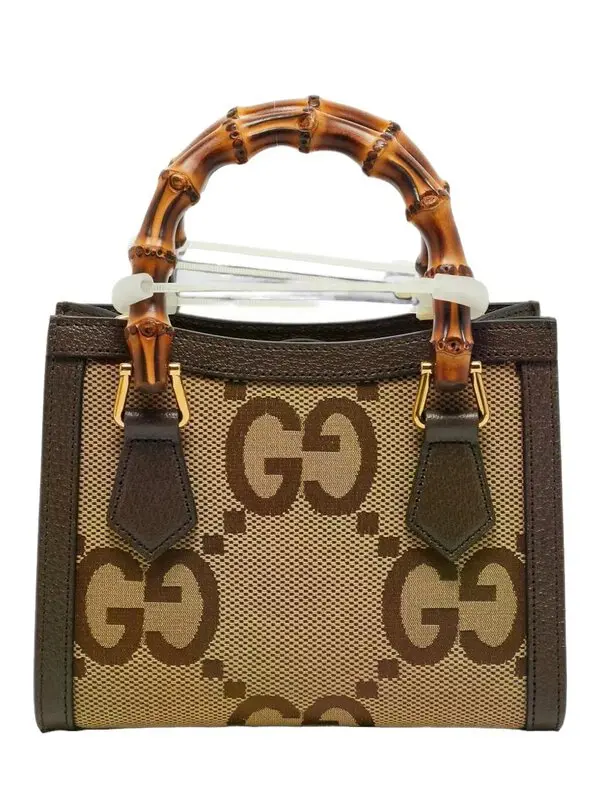 Gucci Diana Mini Jumbo Gg Tote Bag - Neutrals