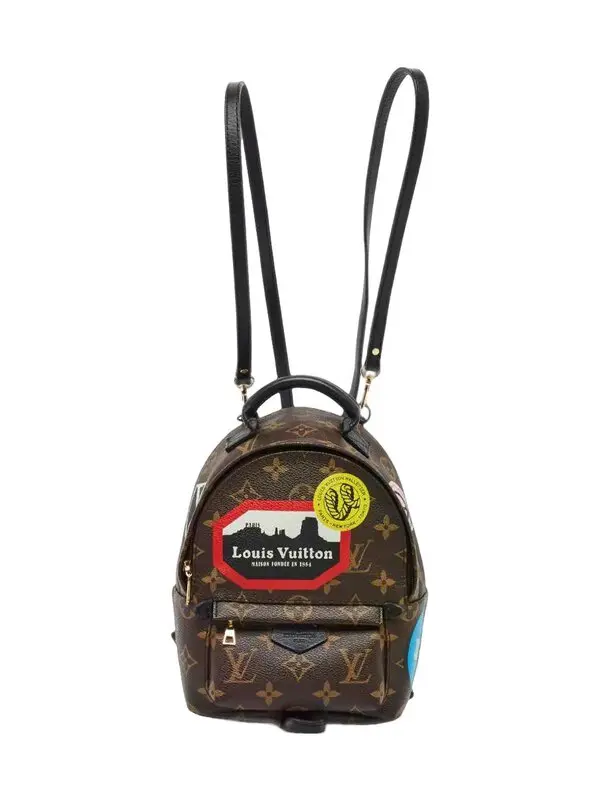 LOUIS VUITTON Mini Palm Springs World Tour Backpack - Brown