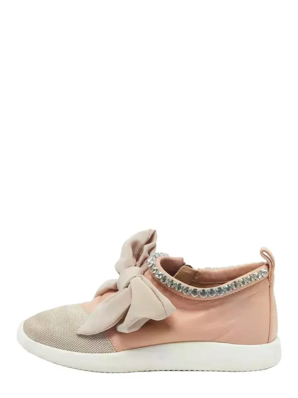 GIUSEPPE ZANOTTI Frankie Bow-detail Sneakers - Pink