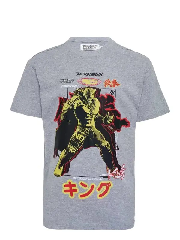 W/STUDIO Printed T-shirt - Grey