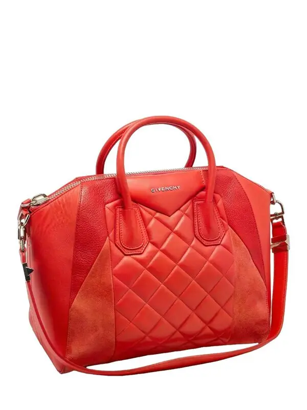 Givenchy Antigona Quilted Tote Bag - Red
