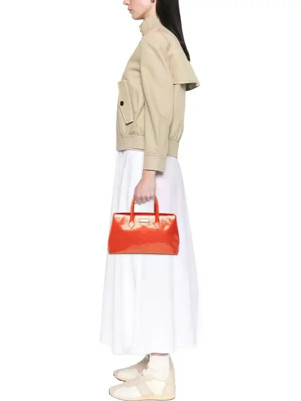 LOUIS VUITTON 2008-2015 Monogram Vernis Wilshire Pm Handbag - Orange