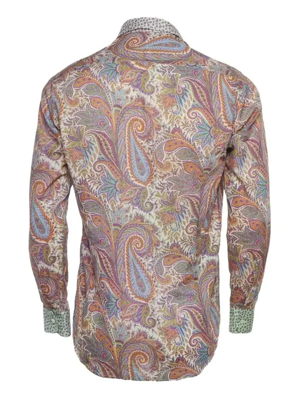 Etro Paisley Print Shirt - Orange
