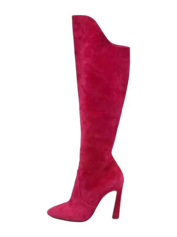 CHRISTIAN LOUBOUTIN Eleonor Pointed-toe Knee-length Boots - Pink
