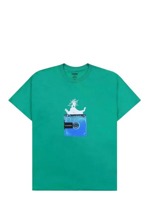 PLEASURES Opera Graphic-print T-shirt - Green