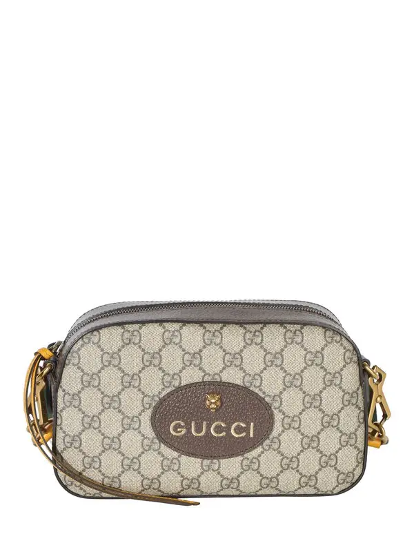Gucci Gg Supreme Canvas Neo Vintage Messenger Bag - Beige