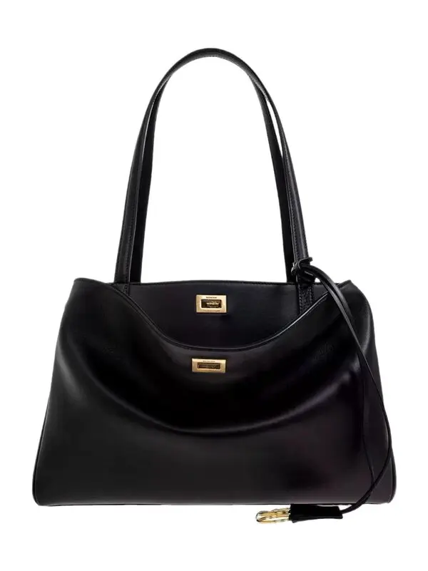 Balenciaga Small Rodeo Leather Tote Bag - Black