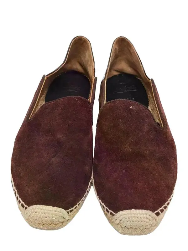 CHRISTIAN LOUBOUTIN Espadon Suede Espadrilles - Brown
