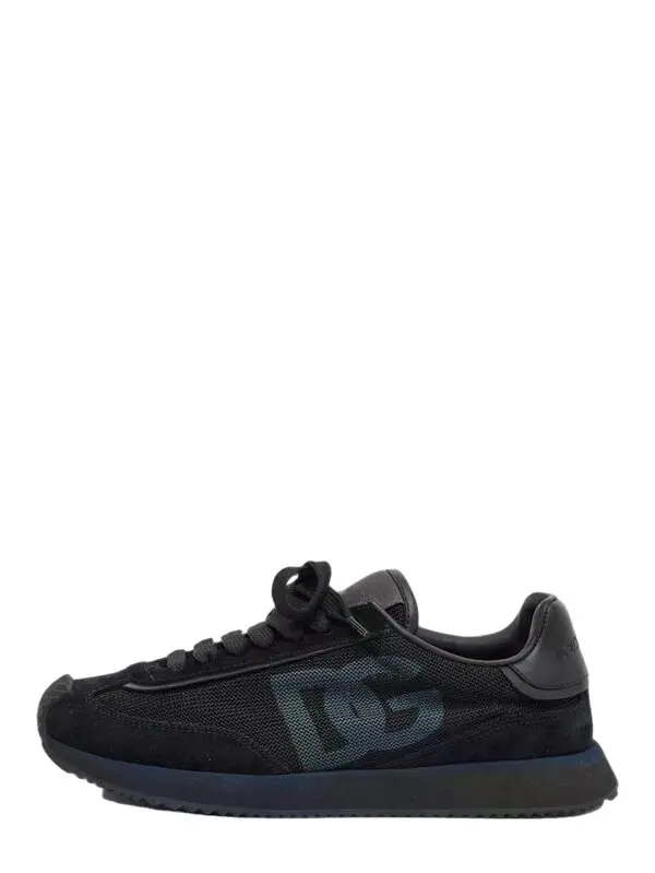 Dolce & Gabbana Daymaster Mesh Lace-up Sneakers - Black