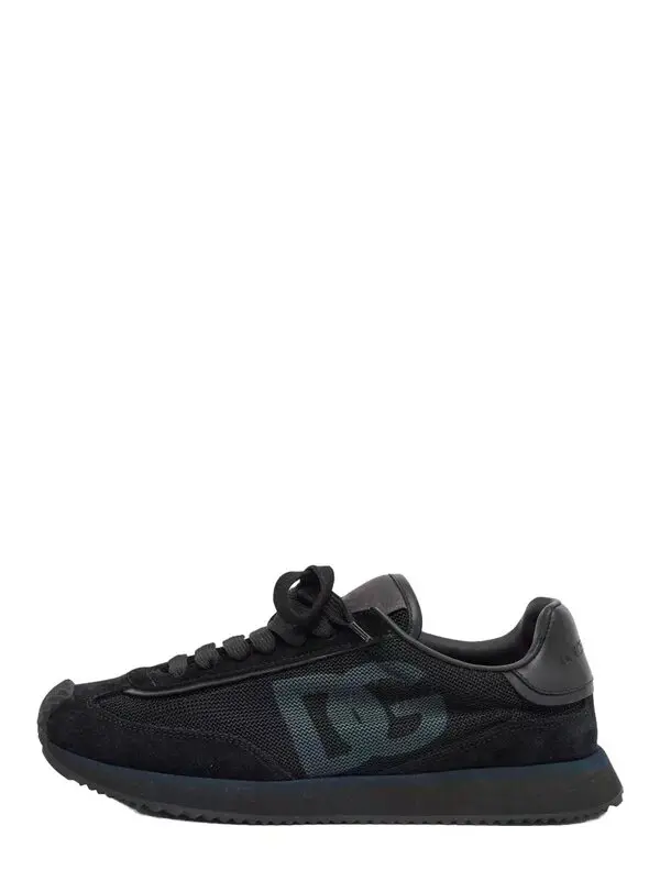 Dolce & Gabbana Daymaster Mesh Lace-up Sneakers - Black
