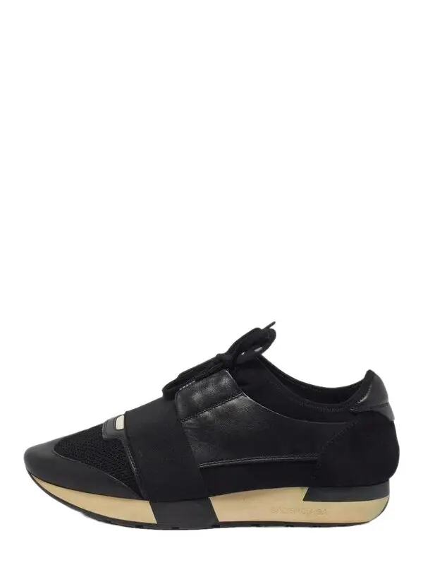 Balenciaga Race Runner Lace-up Sneakers - Black