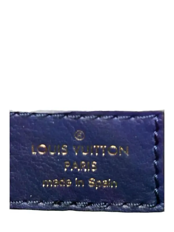 LOUIS VUITTON Dauphine Monogram Empreinte Crossbody Bag - Blue
