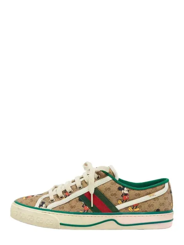 Gucci X Disney Mickey Mouse Tennis 1977 Sneakers - Neutrals