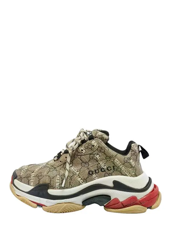 Gucci X Balenciaga Triple S Lace-up Sneakers - Neutrals