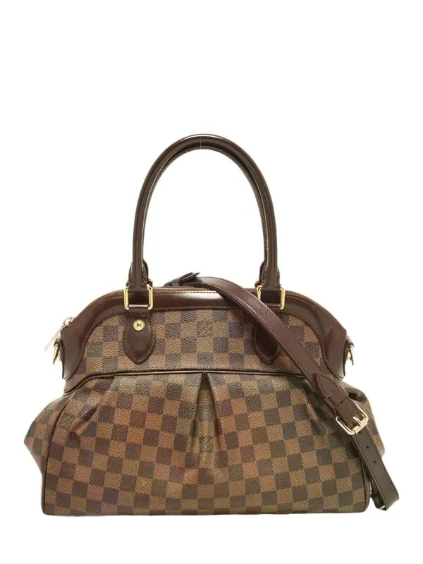 LOUIS VUITTON 2006 Small Trevi Pm Damier Ebene Handbag - Brown