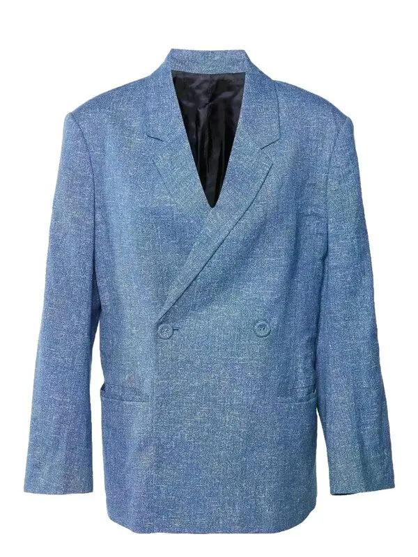 TOTEME Double-breasted Blazer - Blue