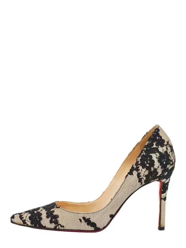 CHRISTIAN LOUBOUTIN Follies Lace Pumps - Black