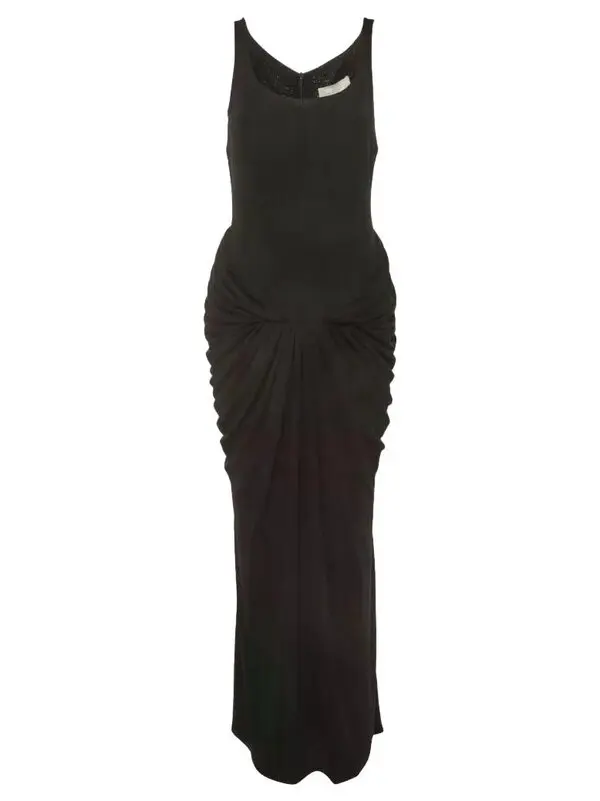 CHATS BY C.DAM Knit Sleeveless Maxi Dress - Black