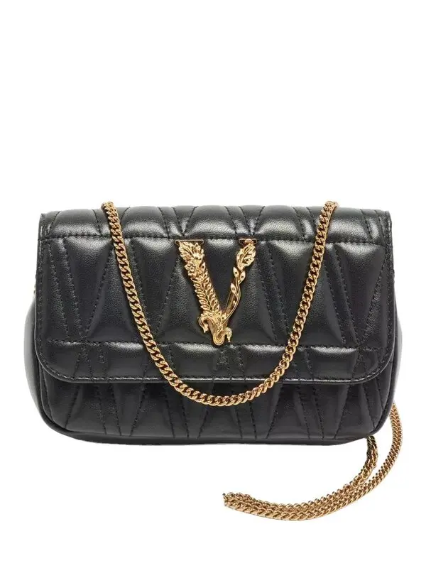 Versace Virtus Cross Body Bag - Black