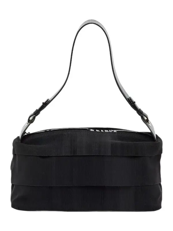 FERRAGAMO Zip-up Shoulder Bag - Black