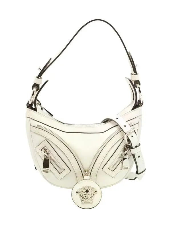 Versace Mini Repeat Shoulder Bag - White