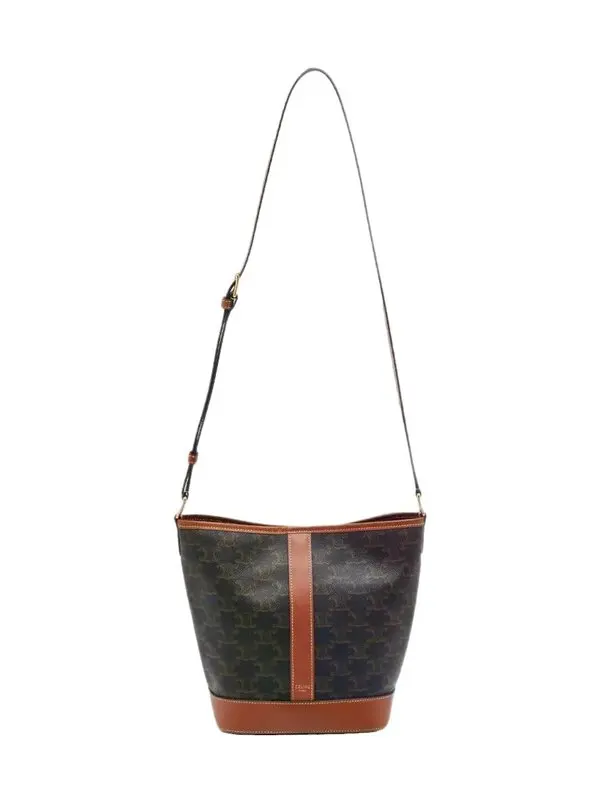 Celine Triomphe Bucket Bag - Brown