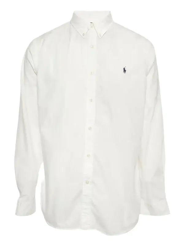 Polo Ralph Lauren Polo Stretch Cotton Slim Fit Shirt - White