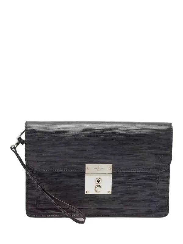 LOUIS VUITTON Neo Belaia Epi Clutch Bag - Black