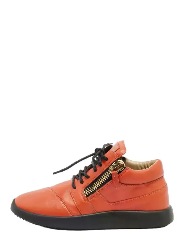 GIUSEPPE ZANOTTI Frankie High-top Sneakers - Orange