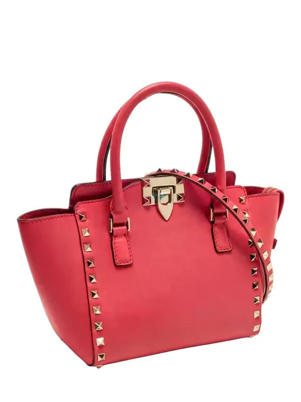 Valentino Garavani Rockstud Trapeze Tote Bag - Pink