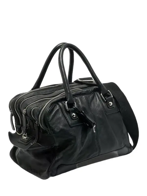 Dolce & Gabbana Multi-zip Leather Duffel Bag - Black