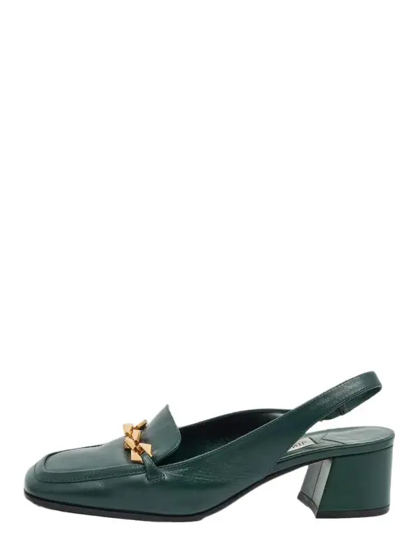 JIMMY CHOO Diamond Slingback Pumps - Green