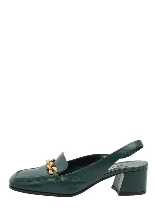 JIMMY CHOO Diamond Slingback Pumps - Green
