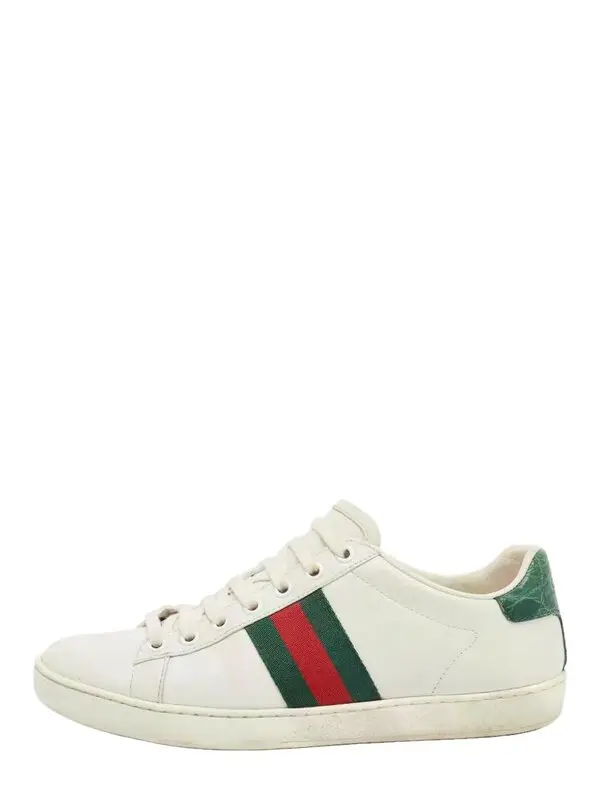 Gucci Ace Web Sneakers - White