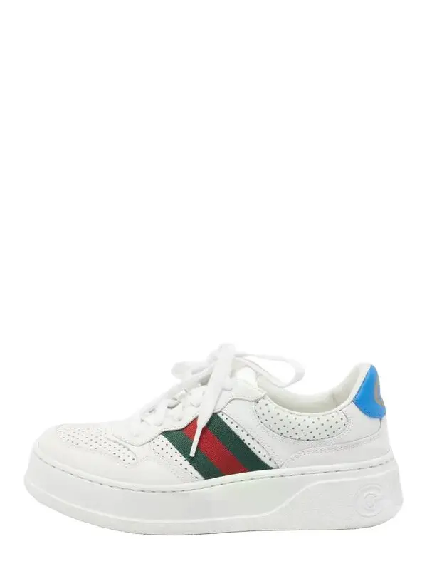 Gucci Chunky B Perforated Sneakers - White