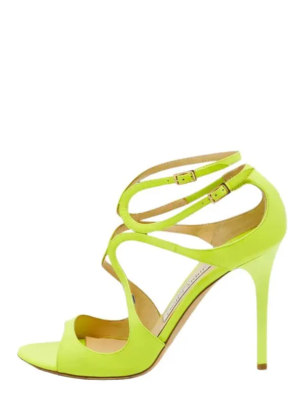 JIMMY CHOO Lance Ankle-strap Sandals - Yellow