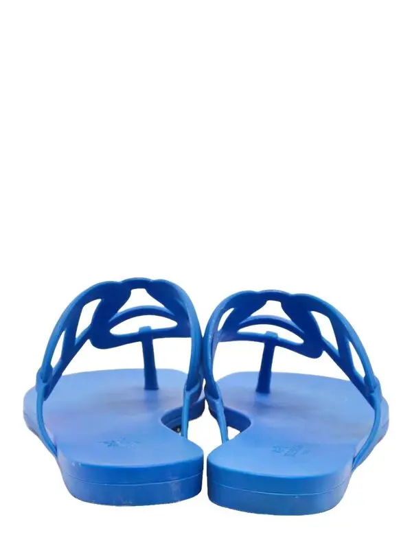 Hermès Egerie Chaine D'ancre Sandals - Blue