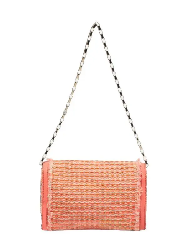Kate Spade New York Bow Tweed Shoulder Bag - Orange