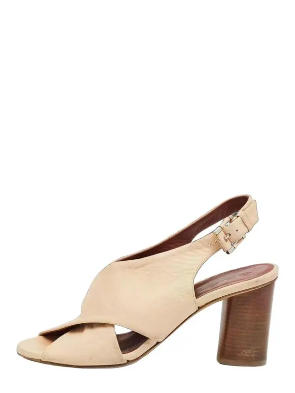 Loro Piana Crossover Slingback Sandals - Neutrals
