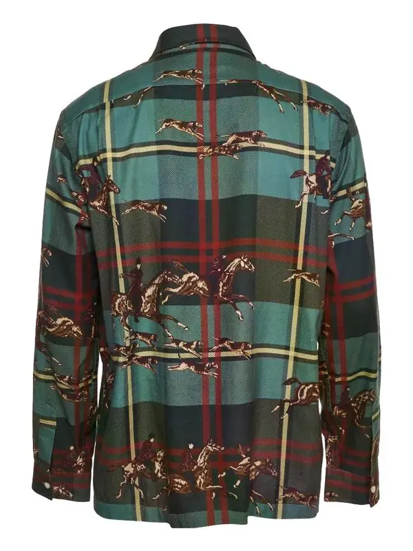 Polo Ralph Lauren Classic-fit Equestrian Plaid-print Shirt - Green
