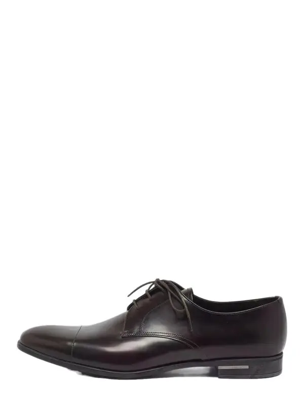 Prada Derby Lace-up Derby Shoes - Brown