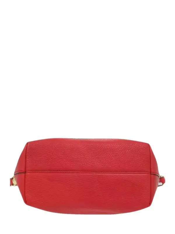 Dolce & Gabbana 2010-2026 Leather Padlock Satchel - Red