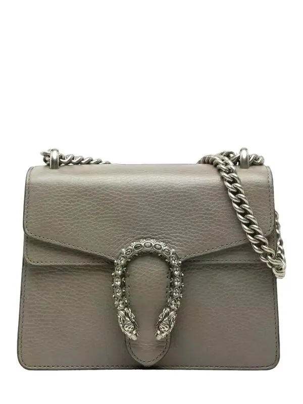 Gucci 2016-2026 Small Leather Dionysus Crossbody Bag - Brown