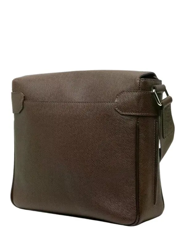 LOUIS VUITTON 2012 Taiga Roman Pm Crossbody Bag - Brown