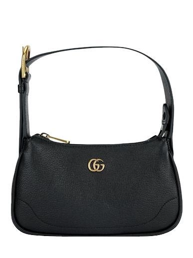 Gucci Aphrodite Gg Mini Shoulder Bag - Black