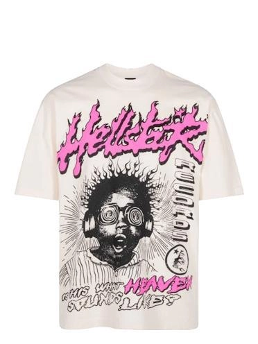 HELLSTAR Is This What Heaven Sounds Like T-shirt - Cream